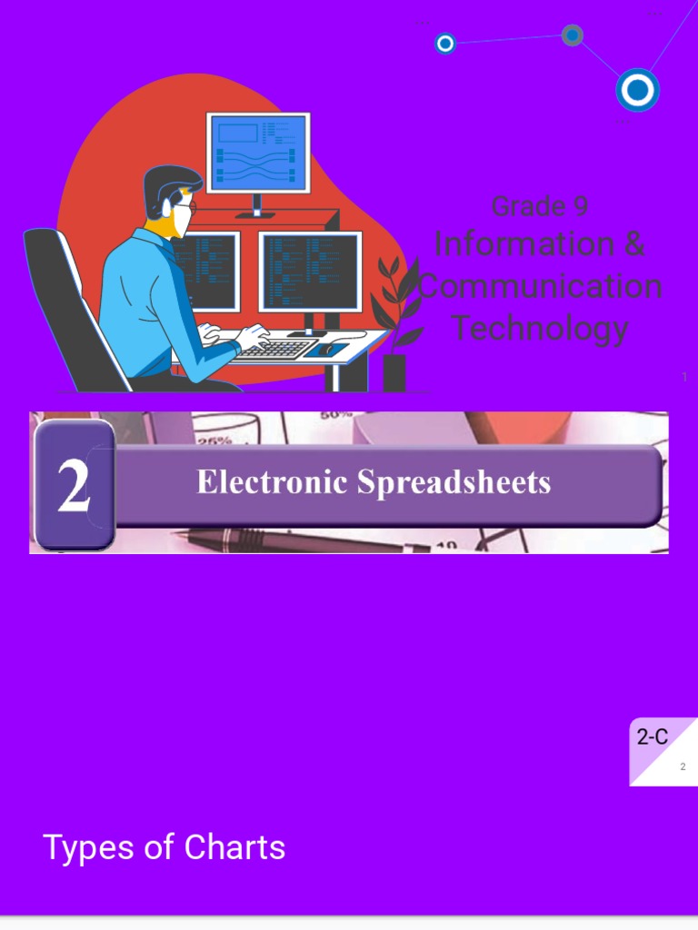 Grade 9 ICT: Creating Charts Guide | PDF | Computers
