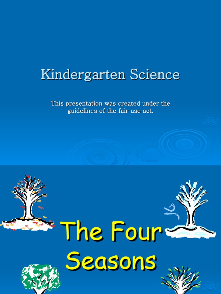 Four Seasons Presentation for Kids | PDF | Ice | Physical Geography
