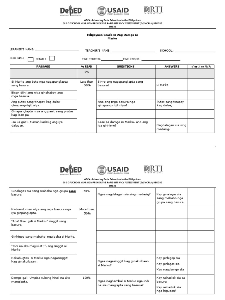 Hiligaynon_G2_Ang Damgo ni Marko_RF (1) | PDF