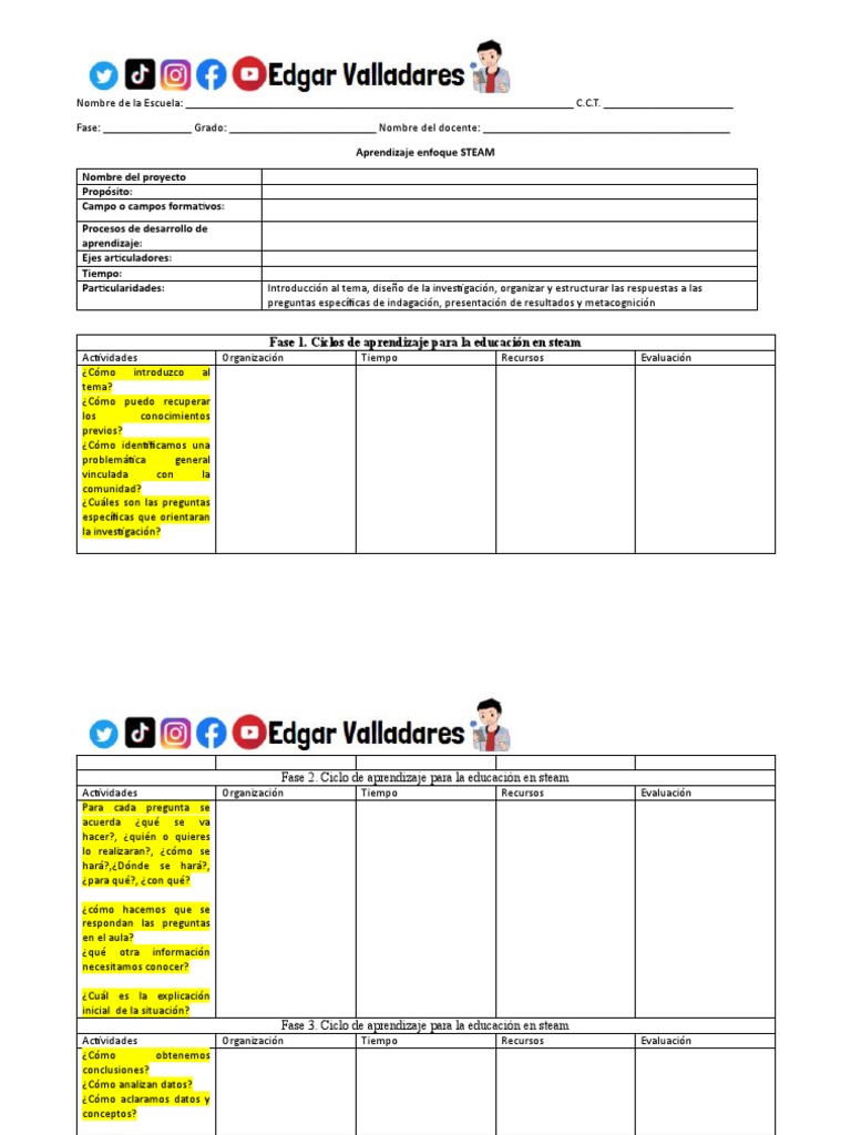 Guía de Aprendizaje STEAM Escolar | PDF | Evaluación | Aprendizaje