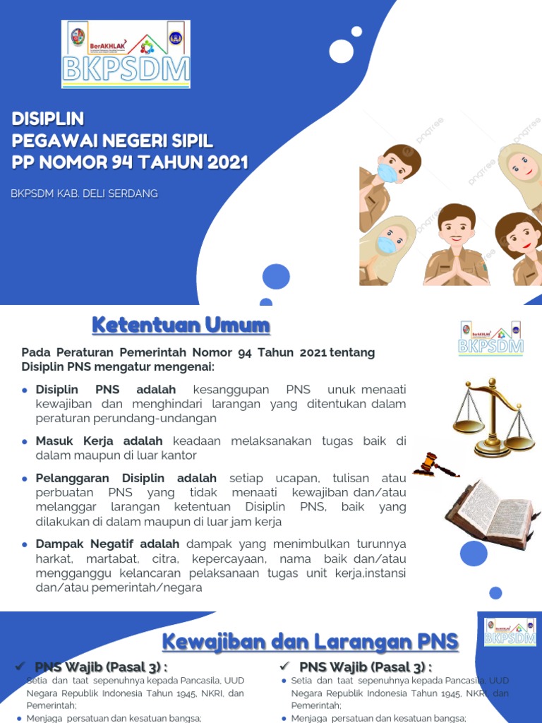 PP No 94 Tahun 2021 New | PDF