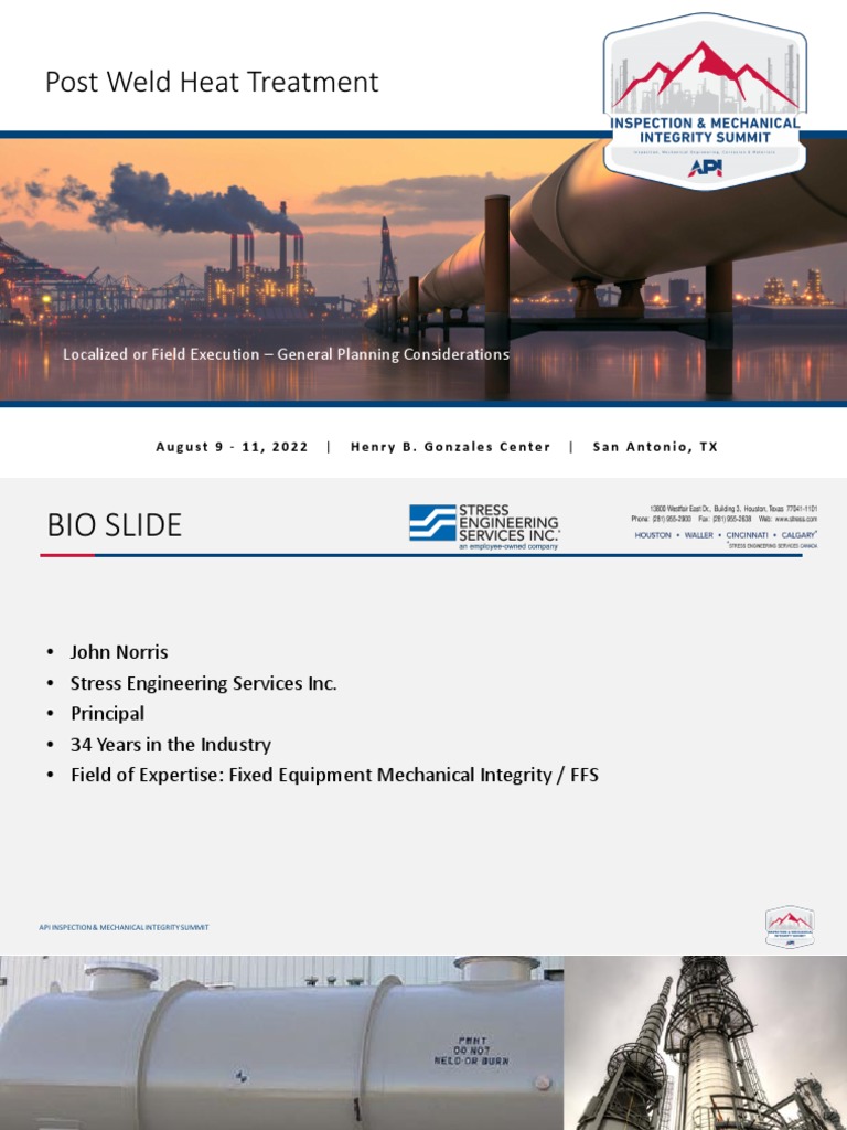 8-10-22 - Wednesday PM - Post Weld Heat Treatment | PDF | Construction ...