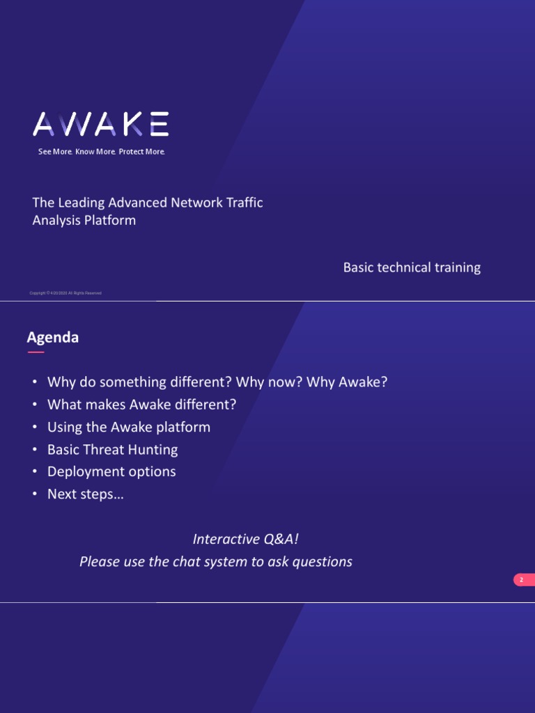 Awake Basic Training v1.1 | PDF | Computer Network | Cloud Computing