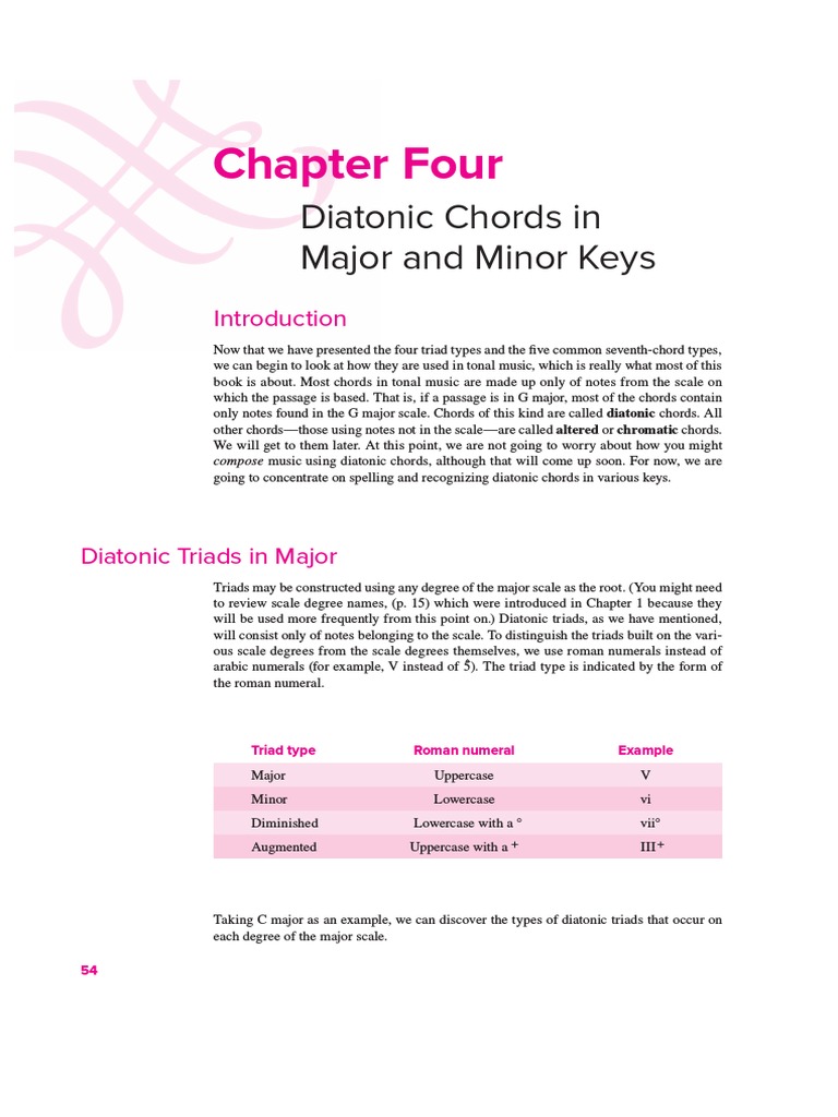 Tonal Harmony - Stefan Kostka - Chapter 4 - Diatonic Chords in Major ...