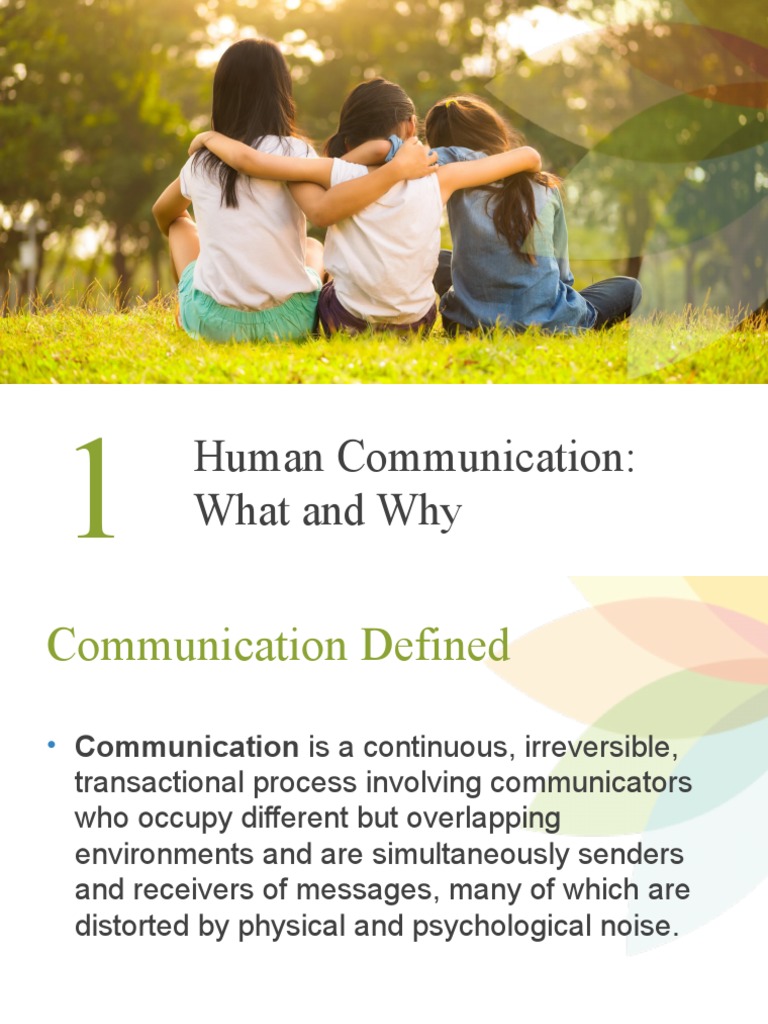 Chapter 1 | PDF | Communication | Cognition