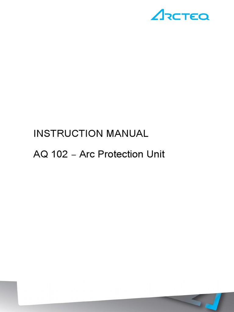AQ 102 Manual EN1.2 | PDF | Relay | Optical Fiber