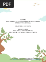 Contoh RPPM Kurikulum Merdeka PAUD | PDF