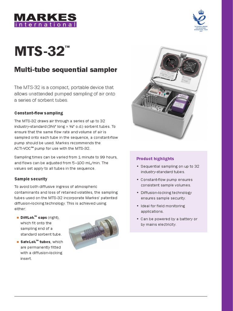 MTS 32 Flyer | PDF | Rechargeable Battery | Pump