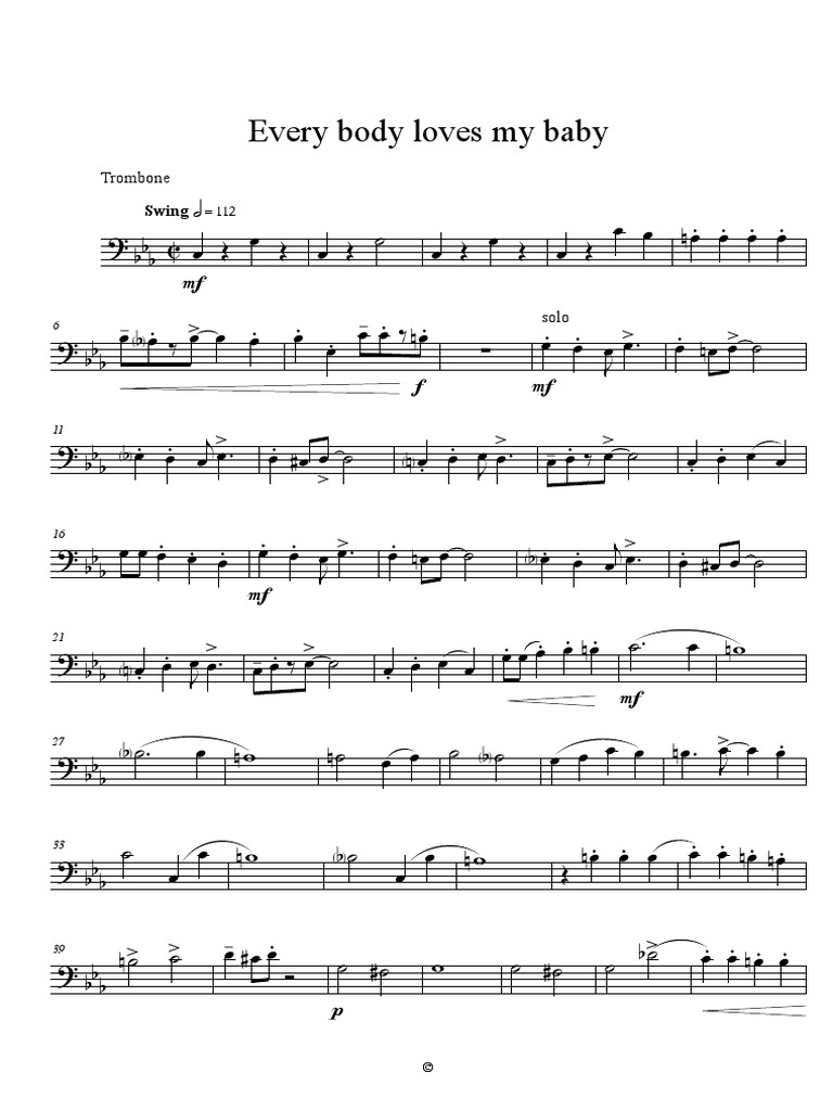 Every Body - Trombone | PDF