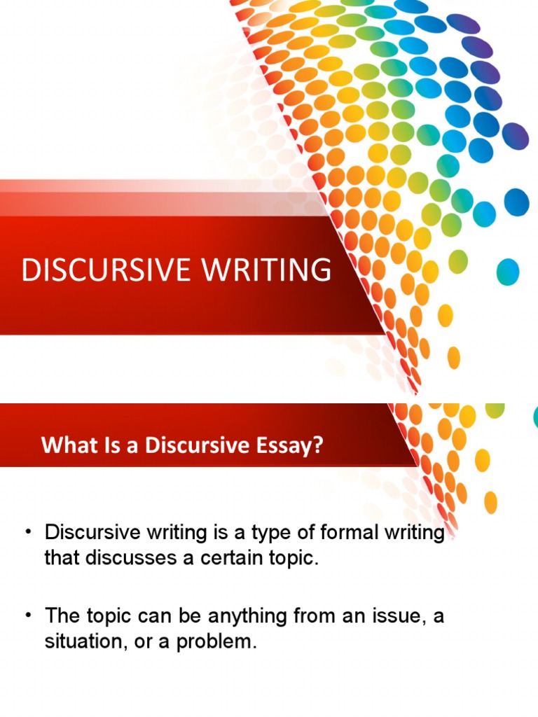 Discursive Writing | PDF | Essays | Human Communication