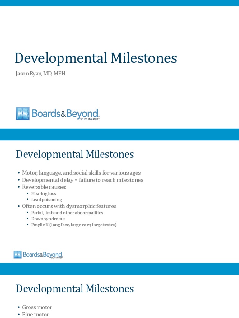 Developmental Milestones-Step23C 2 | PDF | Autism Spectrum | Neuroscience