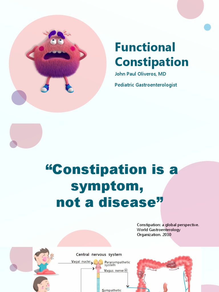 Functional Constipation PPSNCM | PDF | Constipation | Human Feces