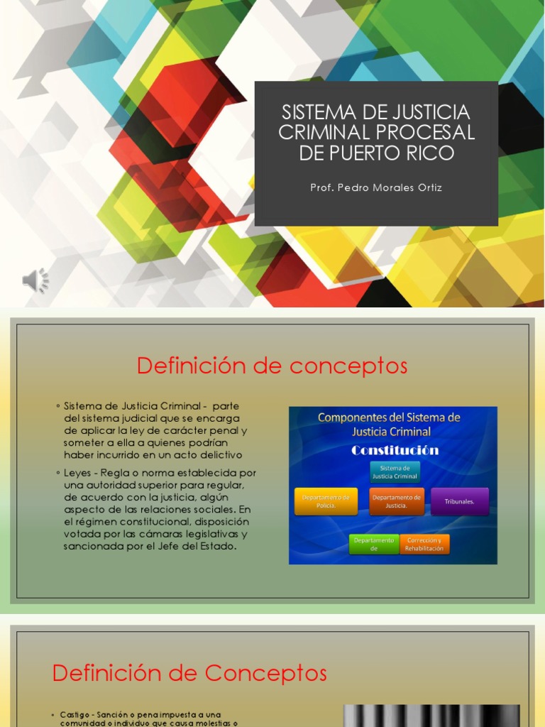 Sistema de Justicia Criminal Procesal de Puerto Rico | PDF | Sentencia ...
