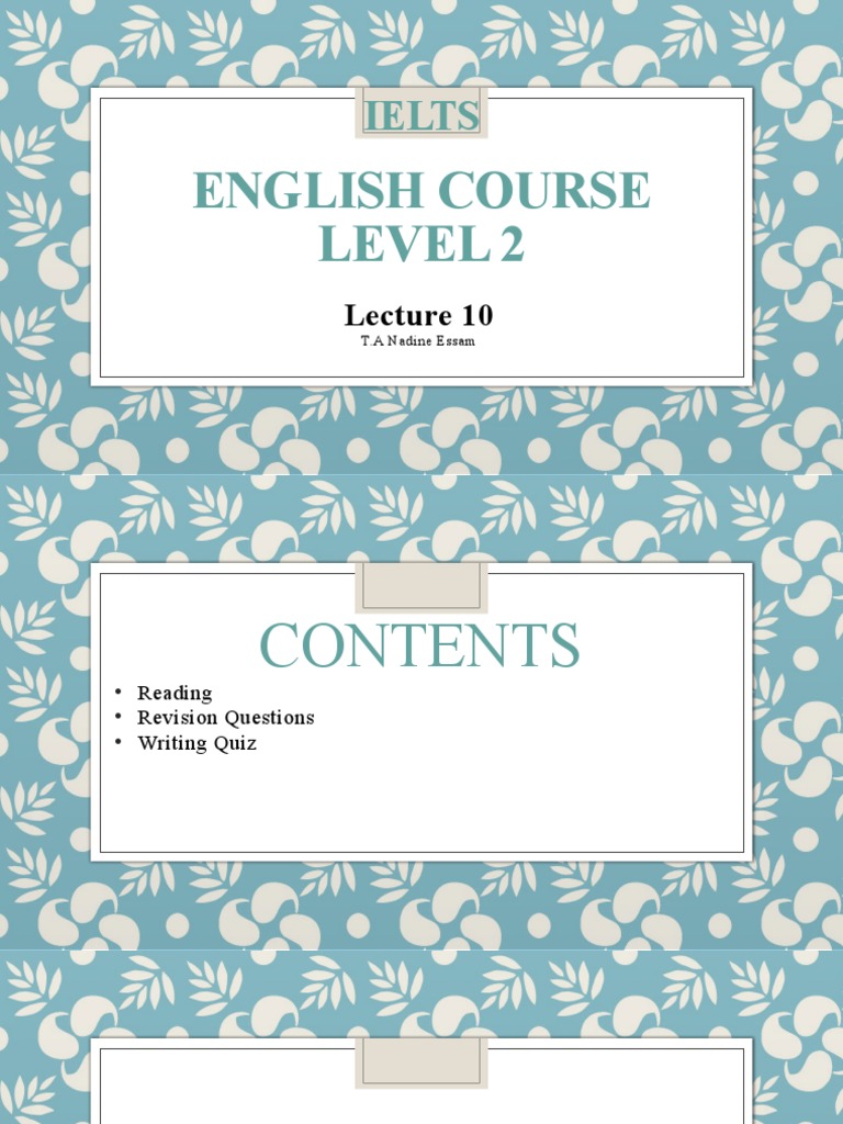 Level 2 Revision | PDF