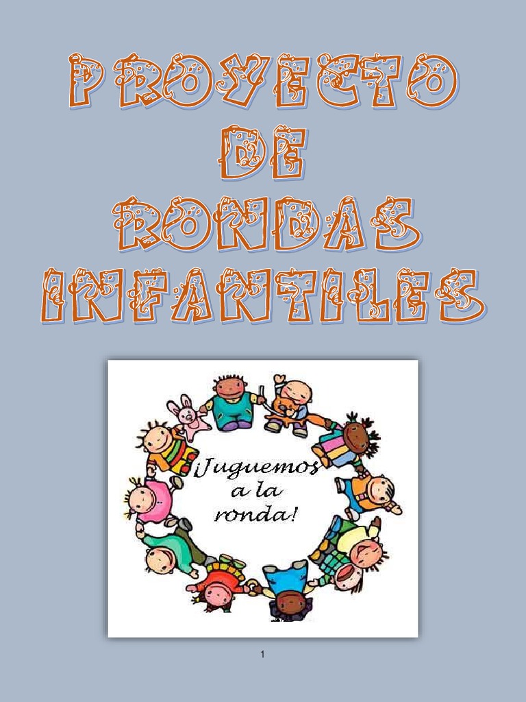 Proyecto de Rondas Infantiles PDF | PDF