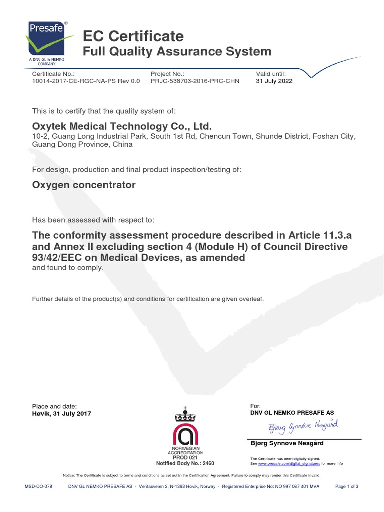 EC Certificate | PDF | Government | Business