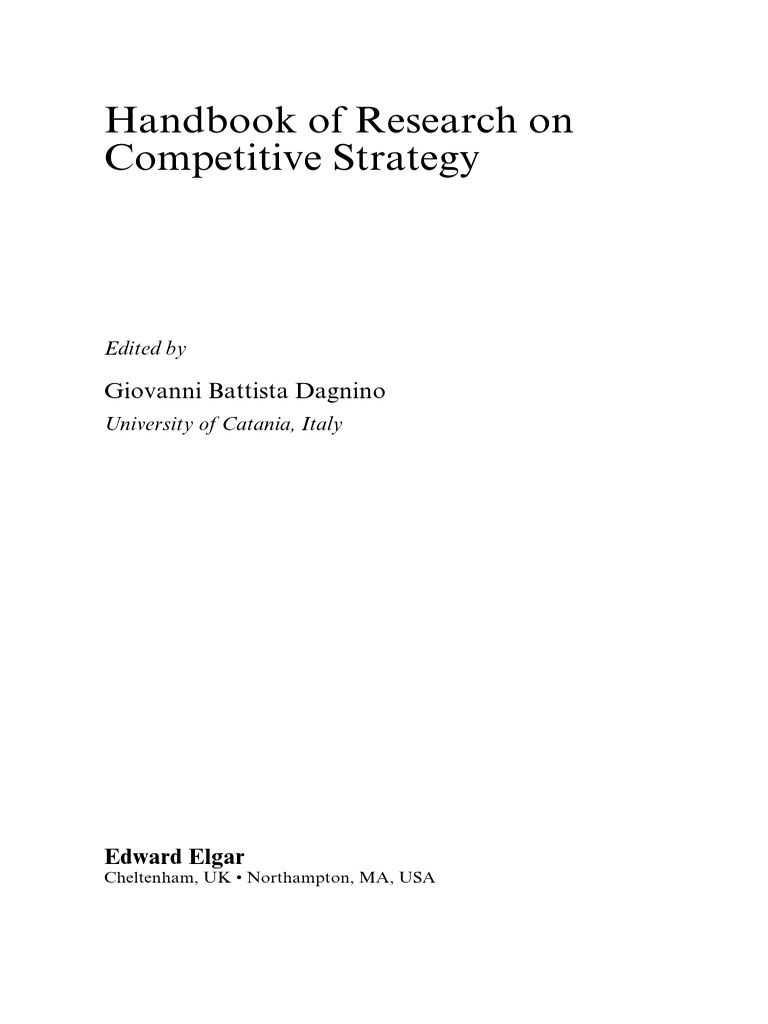 The Role of Resource Based Theory in STR | PDF | Strategic Management | Competitive Advantage