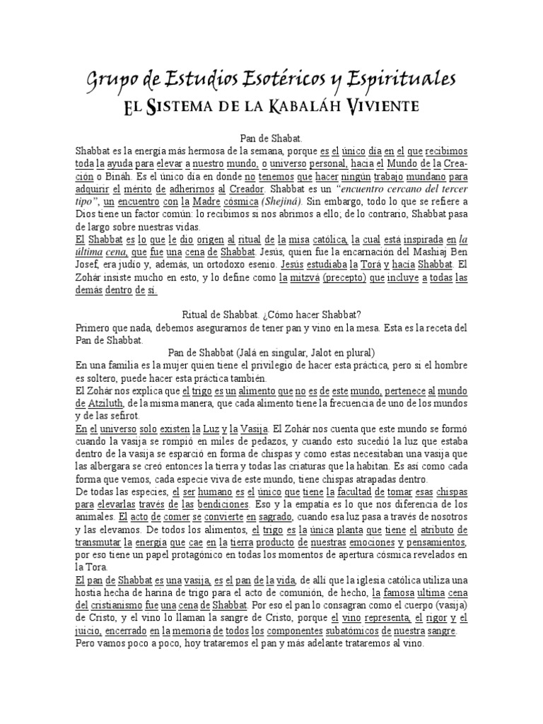 Oraciones para Jalá o Pan de Shabat-1 | PDF | Panes | Shabat