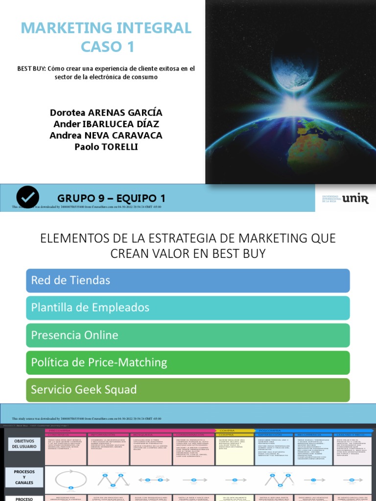 Caso PR Ctico 1 Best Buy Grupo 9 Equipo 1 PDF | PDF | Marketing | Comercio electrónico