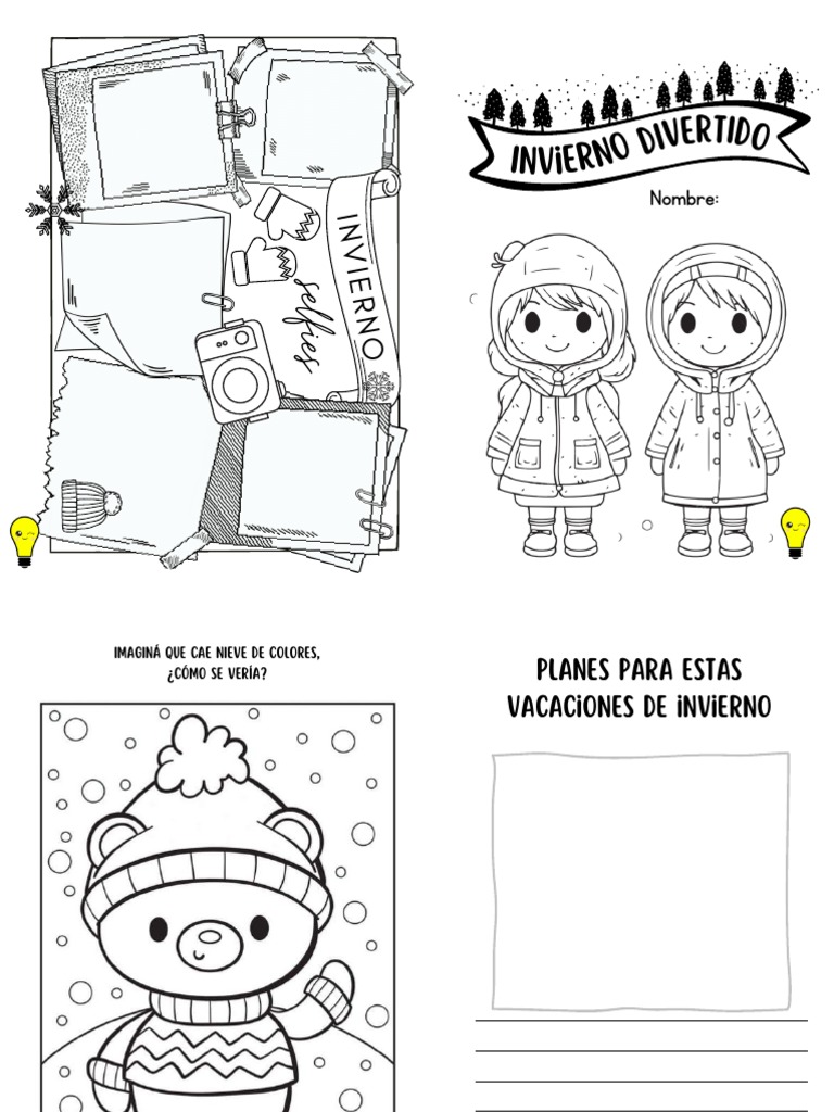Actividades Divertidas para Invierno | PDF