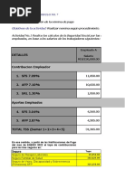 Cálculo y Porcentajes de la TSS | PDF | Salario | Salario mínimo