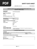 Great Value Bleach MSDS Sheet | PDF | Personal Protective Equipment | Water