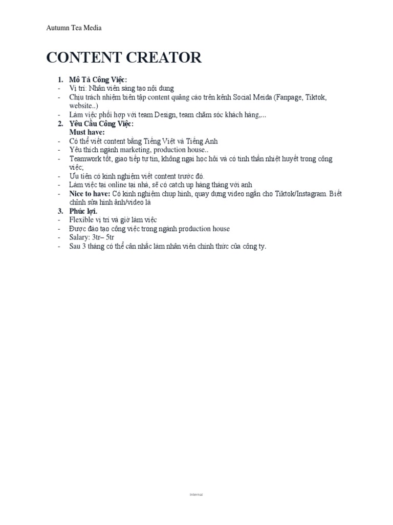 Content Writer | PDF