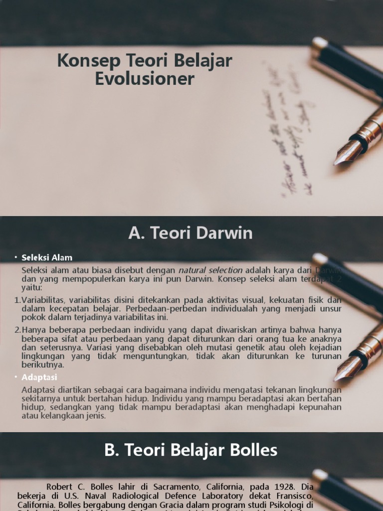 Darwin Teori | PDF