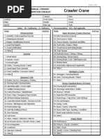 Man Basket Checklist | PDF | Crane (Machine) | Elevator