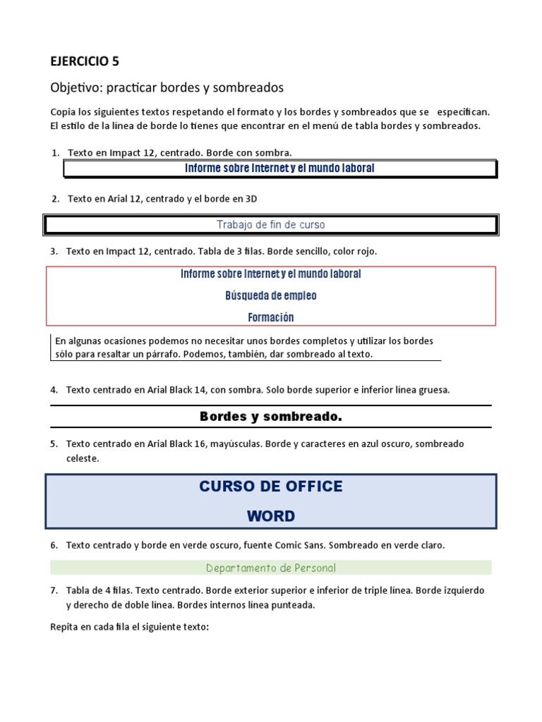 Blanca Ejercicio 5 | PDF