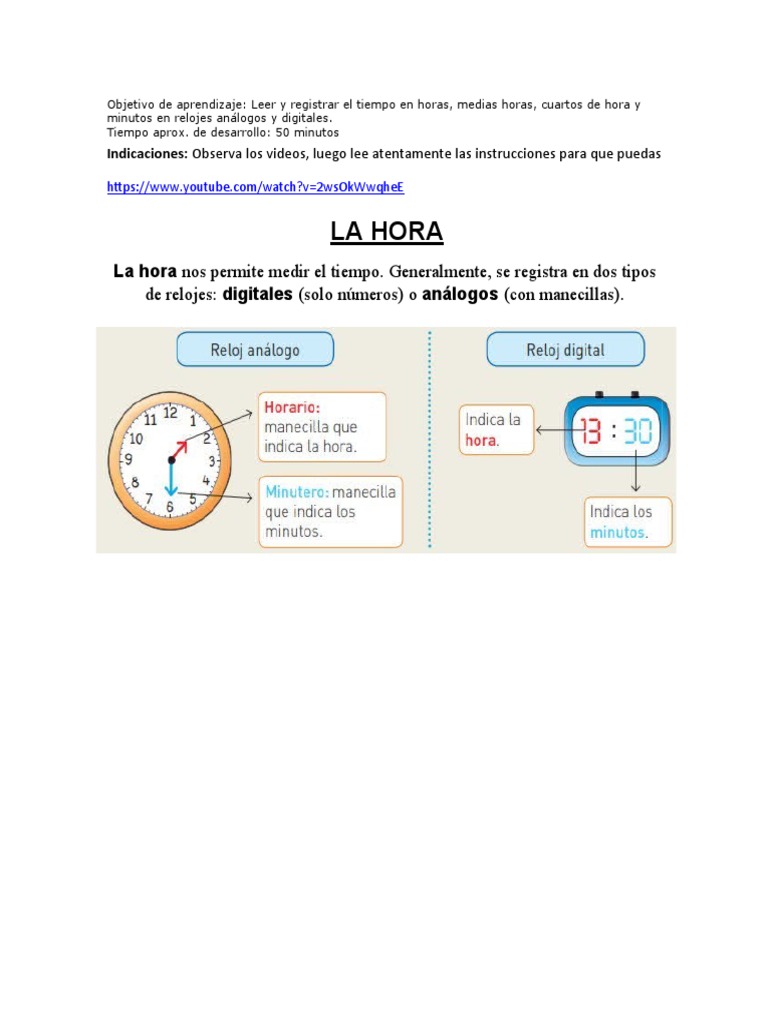 4° La Hora | PDF | Estudios de idiomas extranjeros