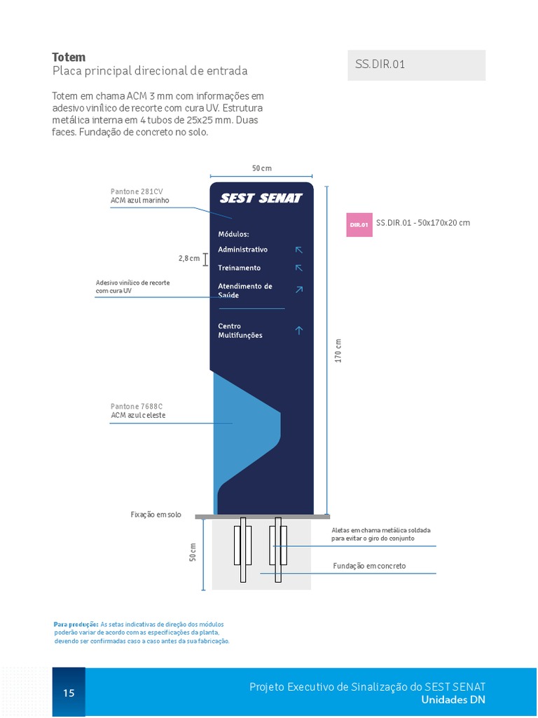 TOTEM em Acm 3mm | PDF