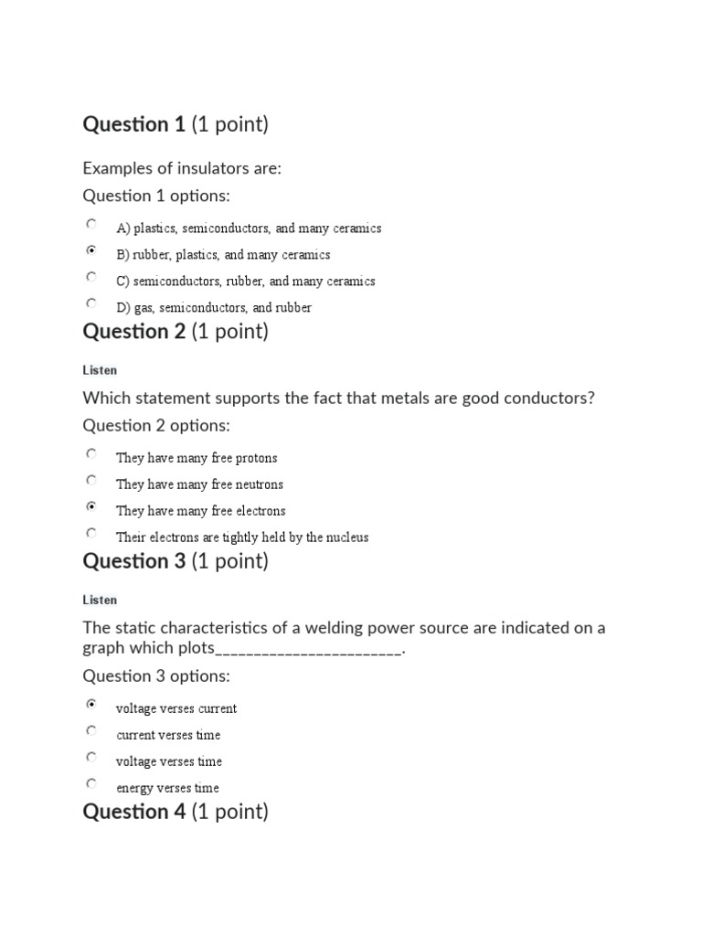 2 Quiz Answers | PDF | Rectifier | Inductor