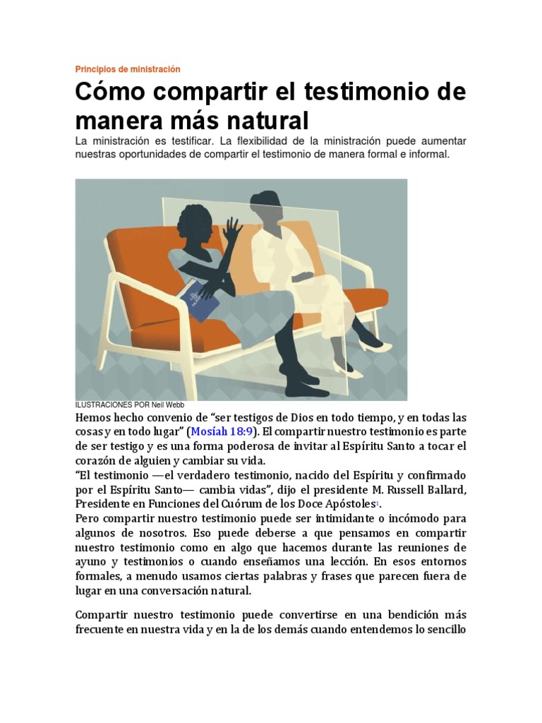 Compartir Testimonio | PDF | Testimonio | Jesús