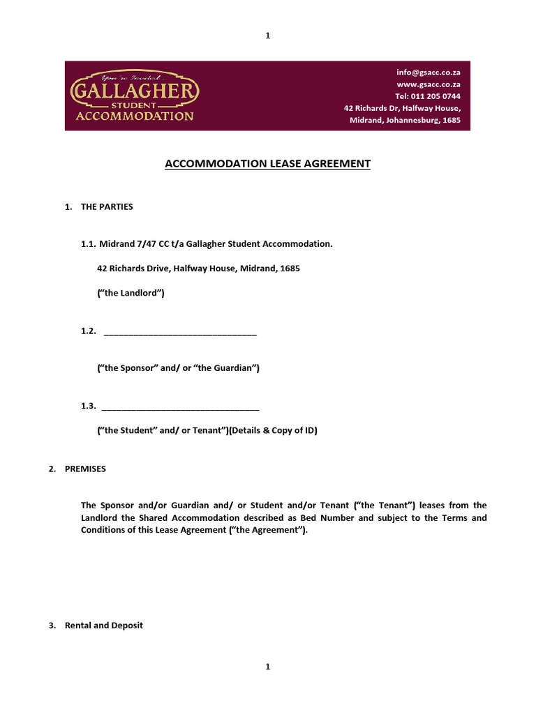 GSA Lease Agreement Law | PDF | Leasehold Estate | Lease