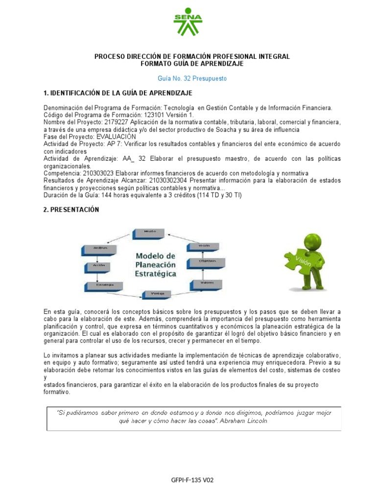 Gun Nan 32 N Pre Supuesto | PDF | Presupuesto | Planificación