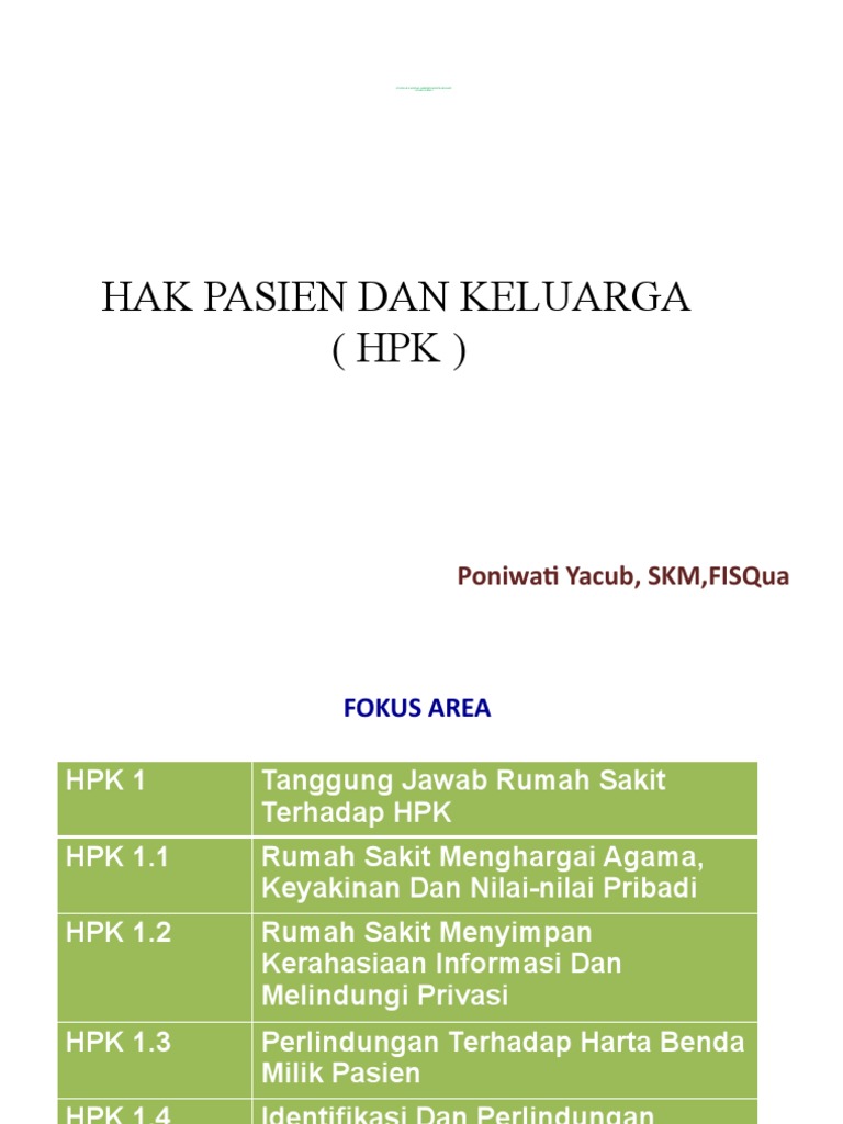 Materi HPK | PDF | Kesehatan Holistik | Sains & Matematika