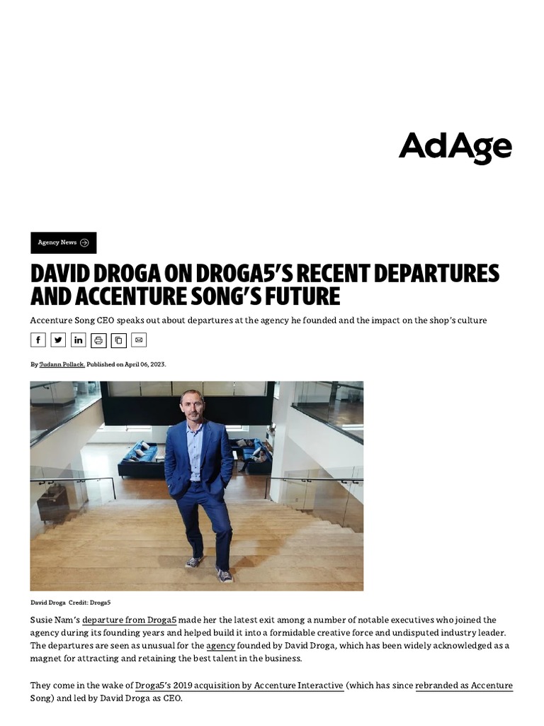 ADAGE060423 David Drogax Droga 5 Xrecentdeparturesand Accenture ...