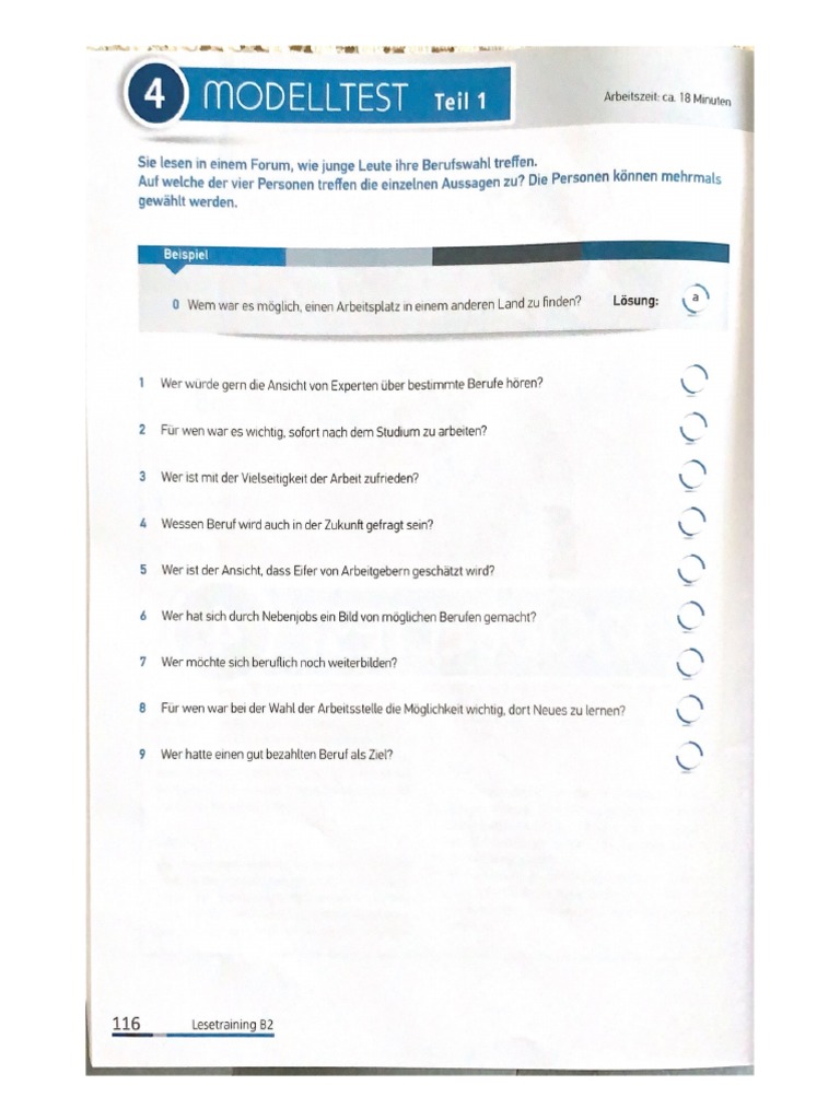 Modelltest 4-5 | PDF