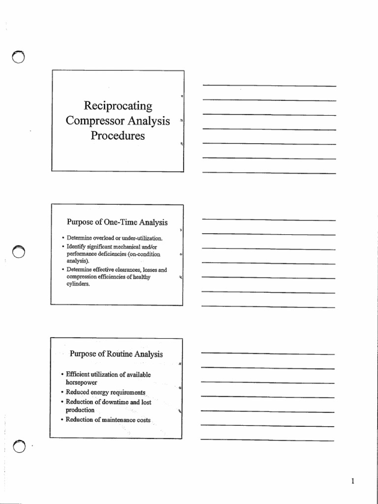 Weatherford Global - Reciprocating Compressor Analysis Procedures | PDF Weatherford Global - Reciprocating Compressor Analysis Procedures | PDF