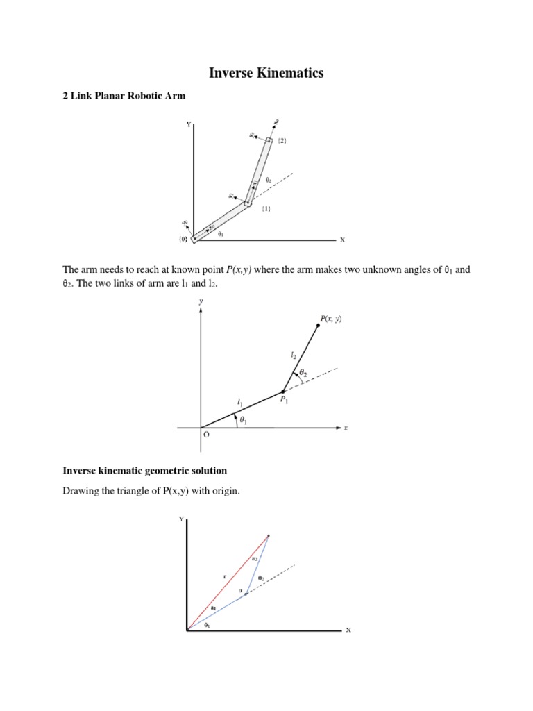 Inverse Kinematics | PDF