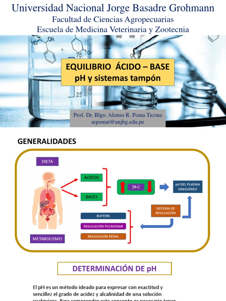 Equilibrio Acido Basico, PH, Sistemas Tampã N | PDF | Solución tampón | Ácido