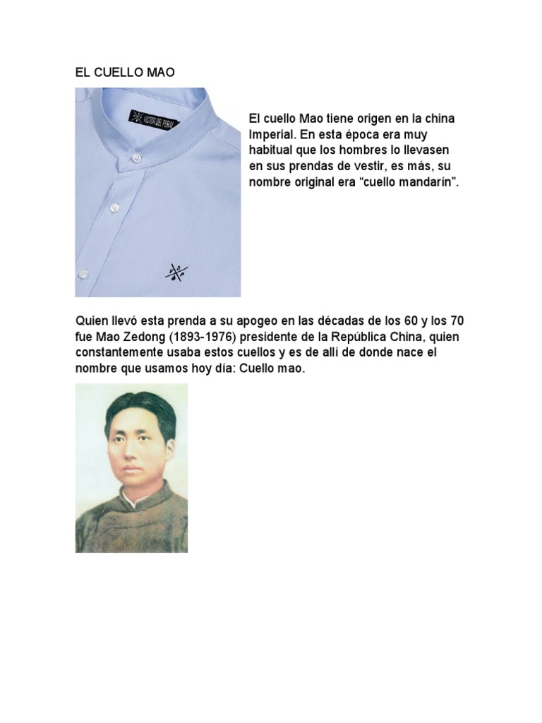 El Cuello Mao | PDF | Viajes y turismo | Estilo de vida