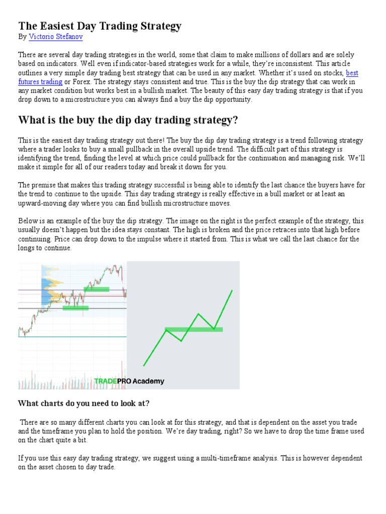Day Trading Strategy | Download Free PDF | Day Trading | Market Trend