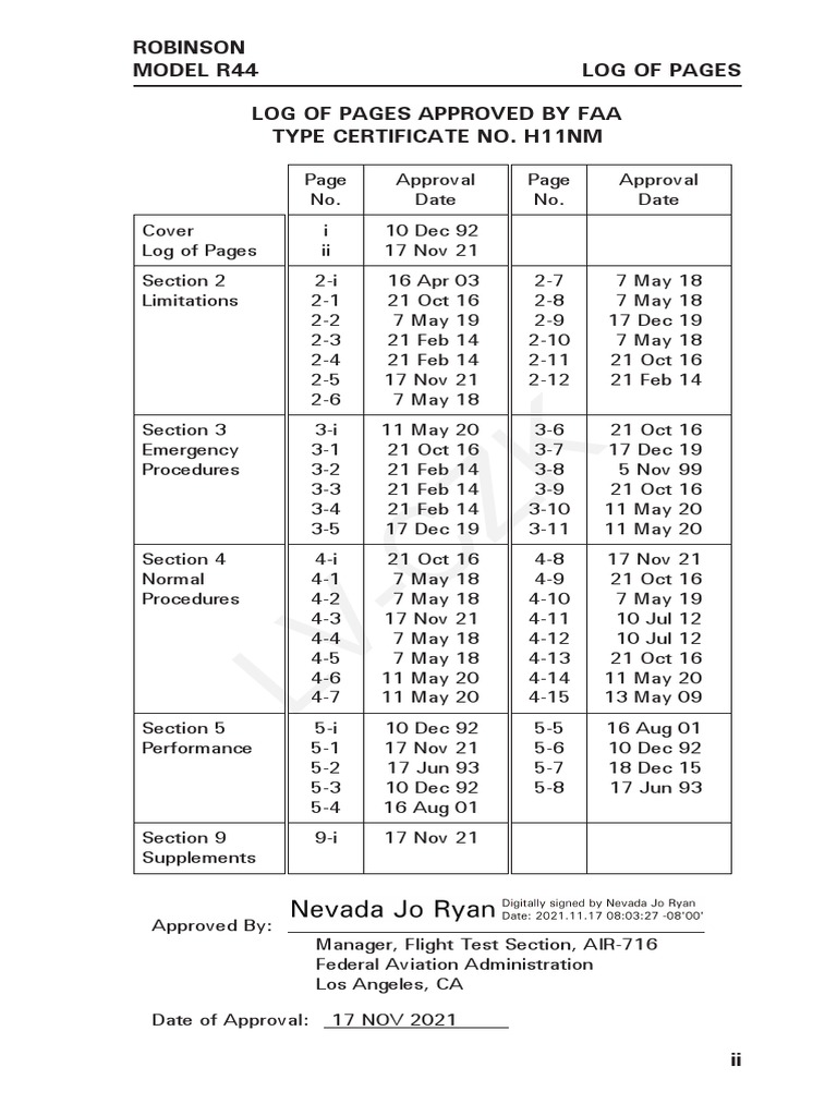 r44 Poh Full Book Revisión 2023 | PDF | Helicopter Rotor | Transport