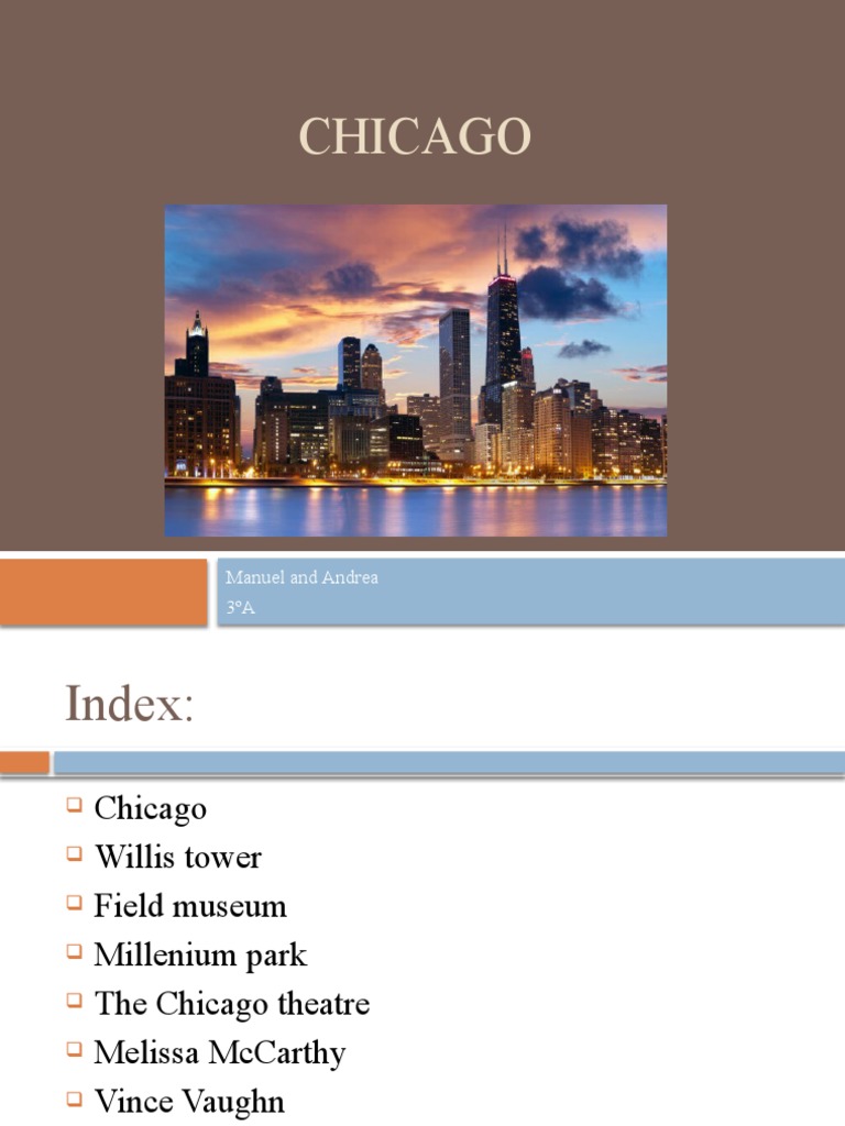 Explore Chicago's Landmarks and Celebrities | PDF
