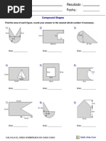 Area of Compound Shapes | PDF