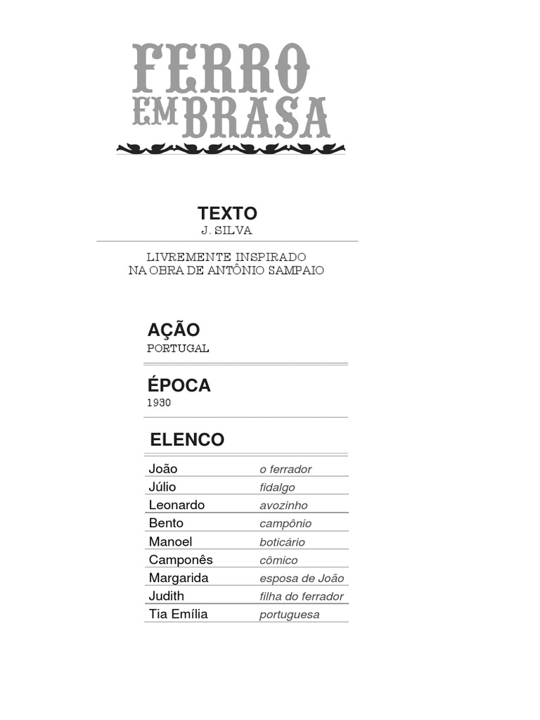 Ferro em Brasa | PDF | Amor | Dinheiro