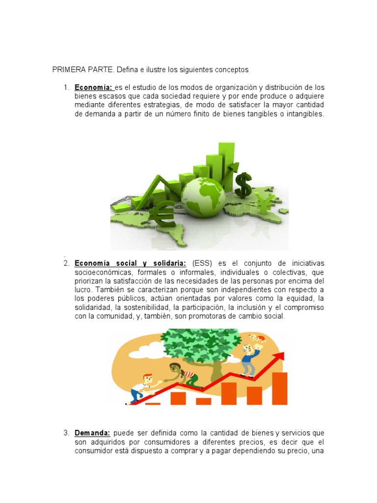 ECONOMIA SOCIAL Vocabulario | PDF | Mercado de divisas | Mercado (economía)
