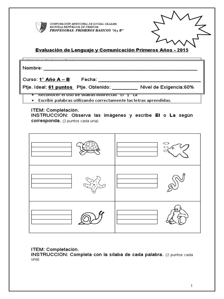 EVA. 2 Lenguaje LyM | PDF | Aprendizaje | Ciencia cognitiva
